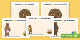 Goldilocks Mark-Making Pattern Cards (teacher made) - Twinkl