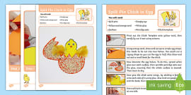 Spring Chick Craft Instructions | Primary Resources