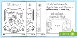 O' Duffy Cup Colouring Worksheet