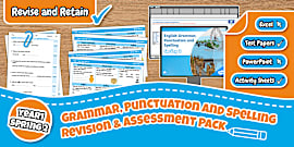 Year 1 Spring 1 Grammar, Punctuation and Spelling Pack