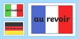 Baby Sign Language Poster (Hello/Goodbye) - Twinkl