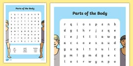 My Body Parts List Writing Activity (teacher made) - Twinkl