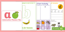 A-Z Alphabet Letters: Worksheet and Activity Pack - ELA