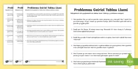 Taflen Weithgaredd Tabl 6 (teacher made)