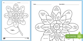 1-2 Years 'I Can' Assessment Flower (teacher made)