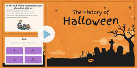 History of Halloween PowerPoint - Halloween History for Kids