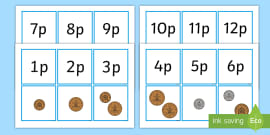 Coin Colouring Worksheet - coins, money, numeracy, maths, colour