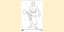 FREE! - Maui And Whanau Around Fire Colouring Sheet | Colouring Sheets