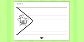 Zimbabwe Map (teacher made) - Twinkl