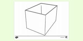 FREE! - Cardboard Box Colouring Sheet | Twinkl Resources