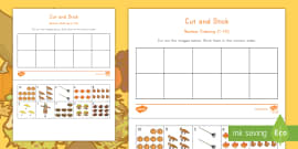 Fall Number Flash Cards