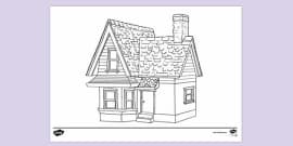 FREE! - Three Bears House Colouring | Colouring Sheet
