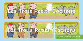 Banderole d'affichage : Le Petit Chaperon rouge - Twinkl