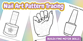 Nail Art Design Activity - Twinkl