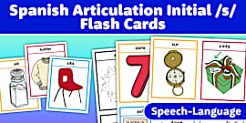 Articulation Medial /r/ Words Flash Cards for SLP