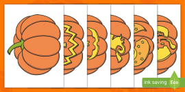 Editable Halloween Pumpkin (A4) - Pumpkin Designs Templates