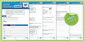 KS2 Writing an Informal Email Resource Pack (teacher made)