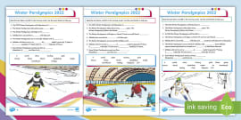Winter Paralympics Counting to 20 Worksheet (teacher made)