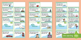 50 ESL Summer Conversation Cards (Teacher-Made) - Twinkl