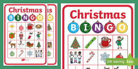 Christmas Bingo (teacher made) - Twinkl