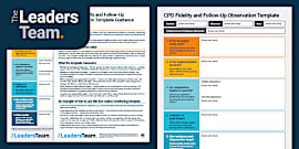 Staff Peer Observation Guidance and Template - SLT