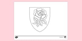 FREE! - Wales Rugby Crest | Colouring Sheets - Twinkl