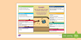 FREE! - Shaded Sandpit Colouring | Colouring Sheet