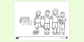 FREE! - AFL Football Colouring Page | Colouring Pages