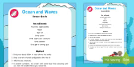 Alliteration Sensory Bottle (teacher made)