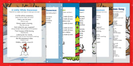 Winter season rhymes and songs | Resource pack | Twinkl