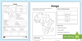 Kenya On a Safari Word Search Activity | Twinkl Resources