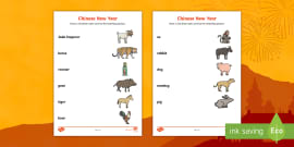 Chinese New Year Story Rhyming Word Matching Game - Twinkl