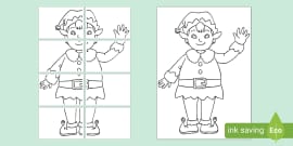 KS2 How to Make a Christmas Elf Sleigh Worksheet / Worksheet