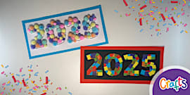 2025 New Year Crown | New Year Crafts - Twinkl