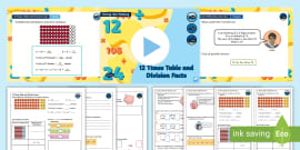 Division Wheel - Primary Maths - Times Table Practice