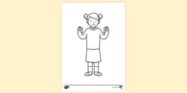 FREE! - A Thumb Colouring Sheet | Colouring Sheets