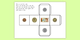 Money Dice Net (teacher made) - Twinkl