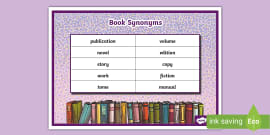 Display Synonyms Word Mat (teacher made) - Twinkl