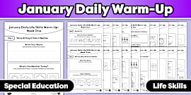 January Busy Book