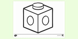 FREE! - Cube Net Colouring | Colouring Sheets (teacher made)