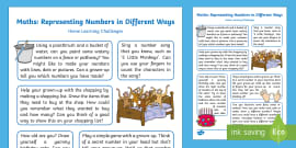EYFS Maths ELG Home Learning Challenges Pack (teacher made)