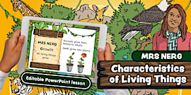Characteristics of Living Things Mrs. Gren Acronym Poster