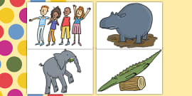 FREE! - Word Mat to Support Teaching on The Enormous Crocodile