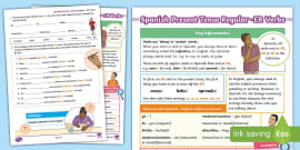 Spanish Hobbies and Free Time Activities Worksheet / Worksheet