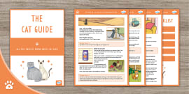 Parts of the Body of a Cat - Labelling Activity - Cat Care