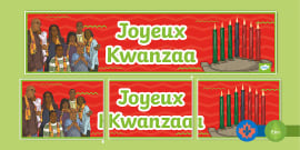 Symbols and Principles of Kwanzaa Display Posters French