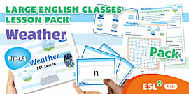Weather ESL Lesson Plan for Kids | Twinkl ESL Resources