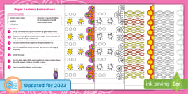 Paper Lantern Craft Template | Primary Arts and Crafts