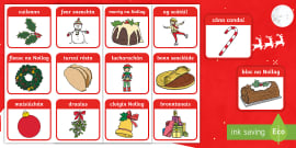 Aistear An Nollaig Word Cards (teacher made) - Twinkl