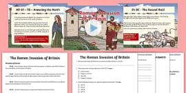 History: Romans: Why Did the Romans Invade Britain? LKS2 Lesson Pack 2